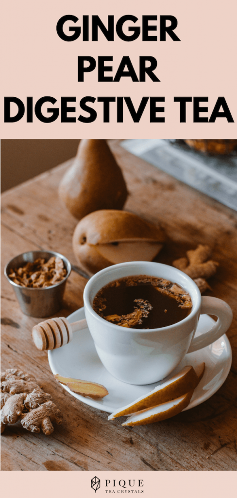 Ginger-Pear Digestive Tea Recipe | THE FLOW by PIQUE