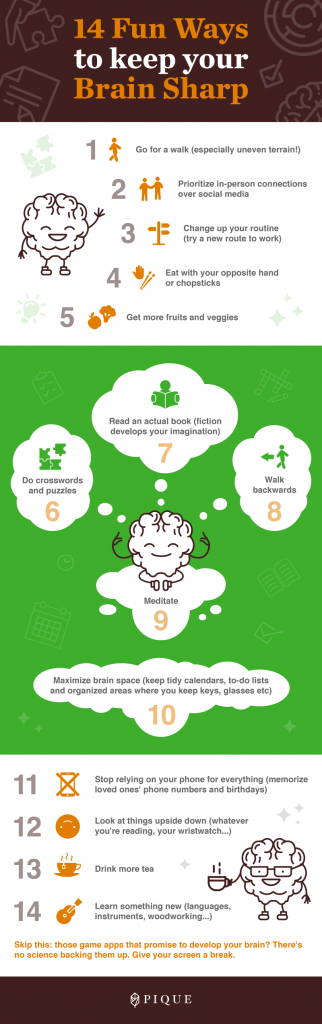 Fun Ways to Keep Your Brain Sharp at Any Age | THE FLOW by PIQUE